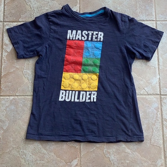 Lego | Shirts & Tops | Lego Master Builder Brick Tshirt Sz12 | Poshmark